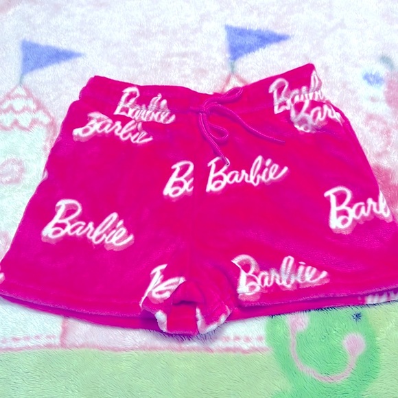 Barbie | Shorts | Barbie Shorts Fuzzy | Poshmark